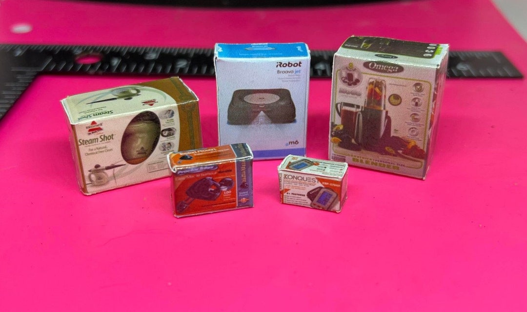 Dollhouse 1:12 Miniature Appliance Boxes - Etsy