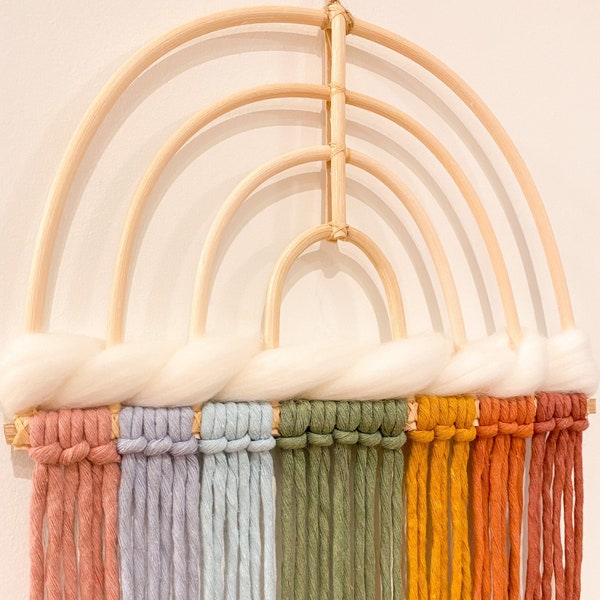 Rainbow Macrame - Etsy