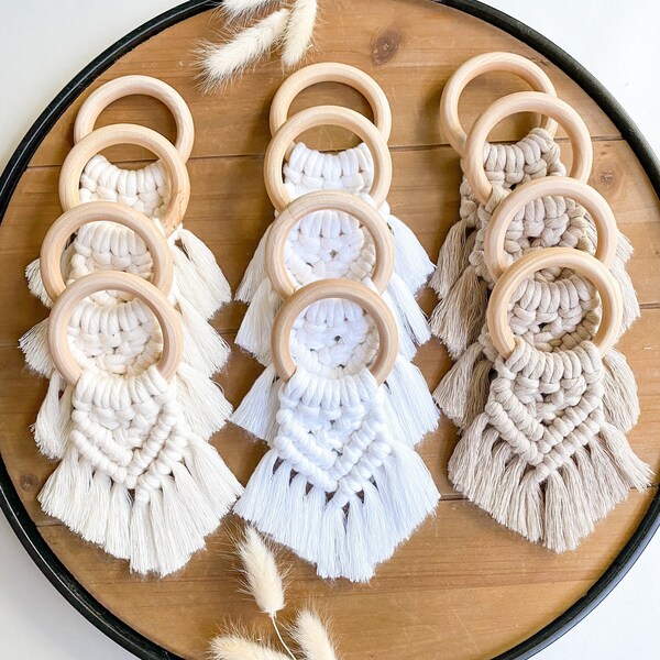 Macrame Napkin Rings - Etsy