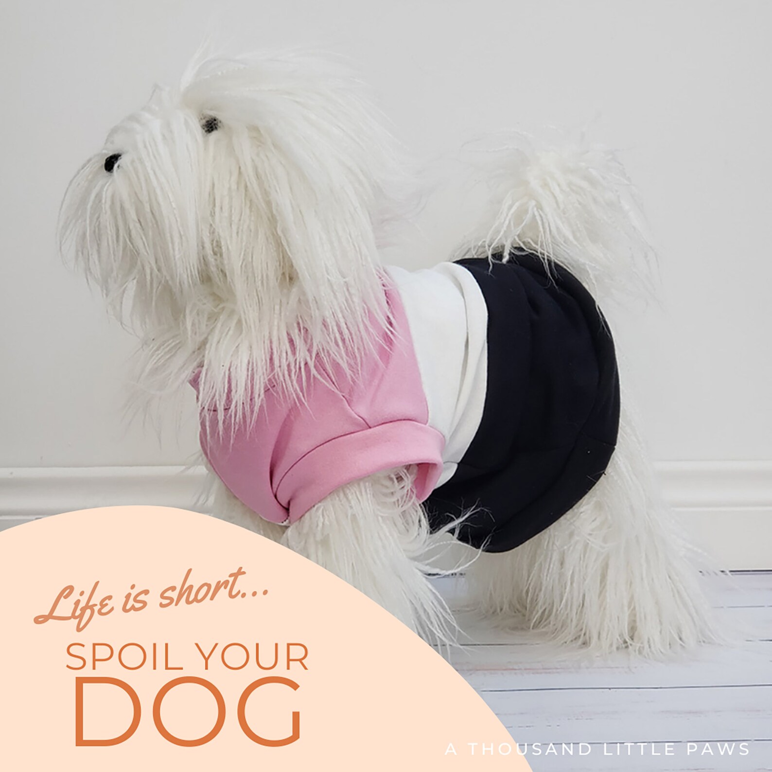 Color Block Dog Tank Top PDF Pattern - Dog Tee Sewing Pattern - Pet ...
