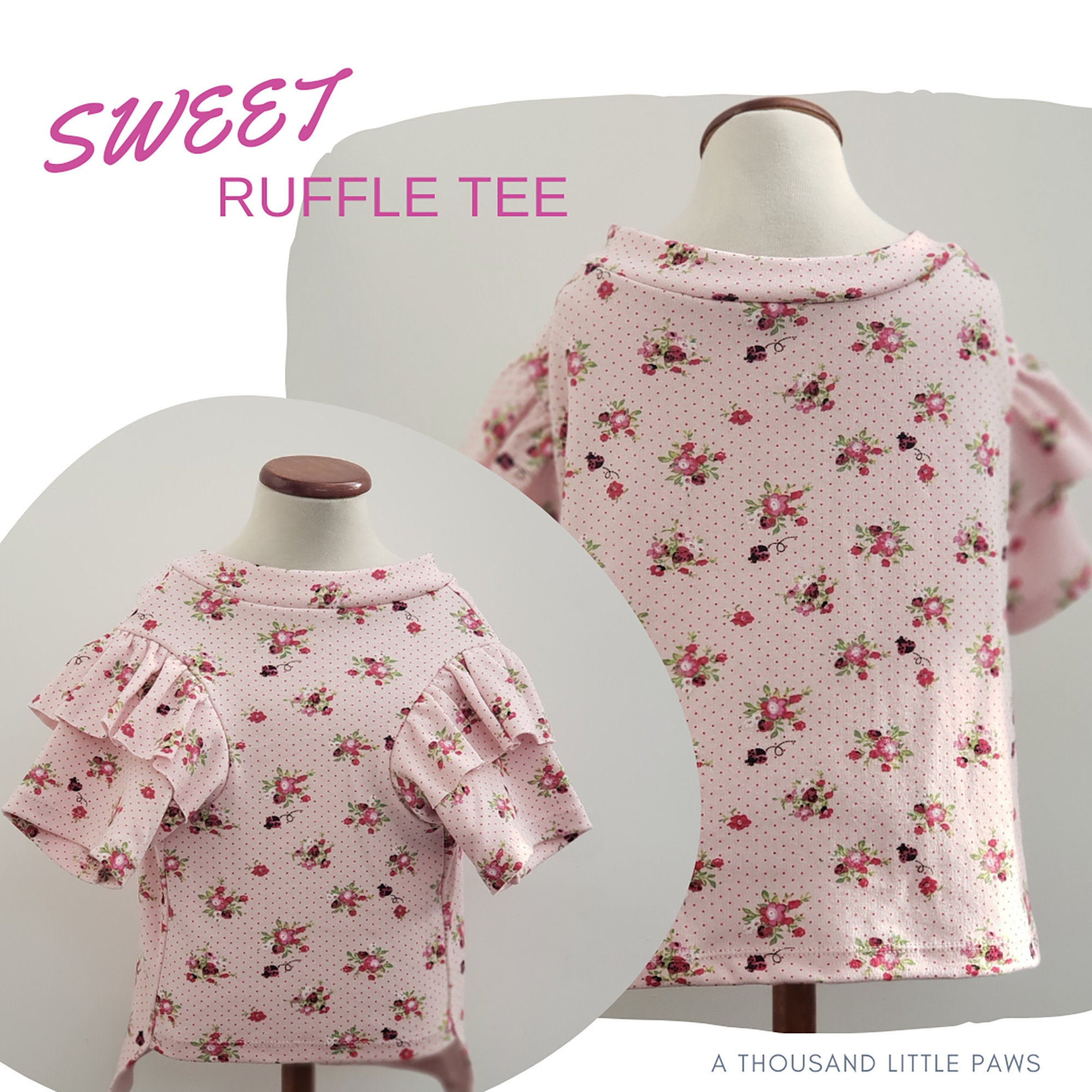 Dog Tee Shirt Sewing Pattern Dog Clothes Sewing Pattern PDF Sewing ...