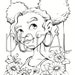 Girls Portrait Stylized Coloring Pages, Letter Size, Procreate, by ...