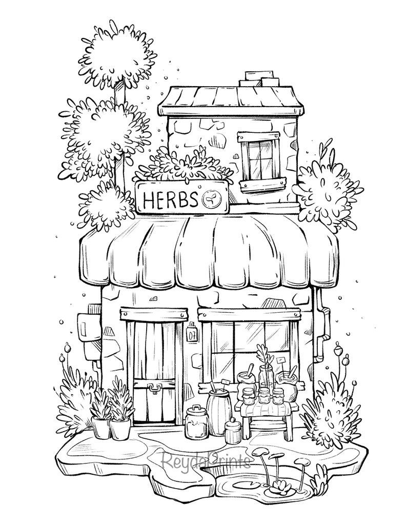 Adorable Storefront Coloring Printables Bundle Cute - Etsy