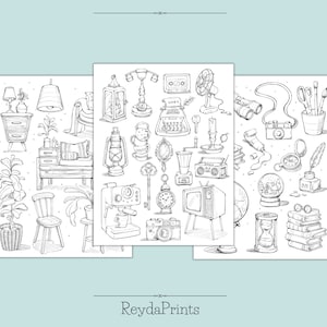 Coloring Pages Printables, 15 Pages Bundle, Practice Sheets, Flowers ...