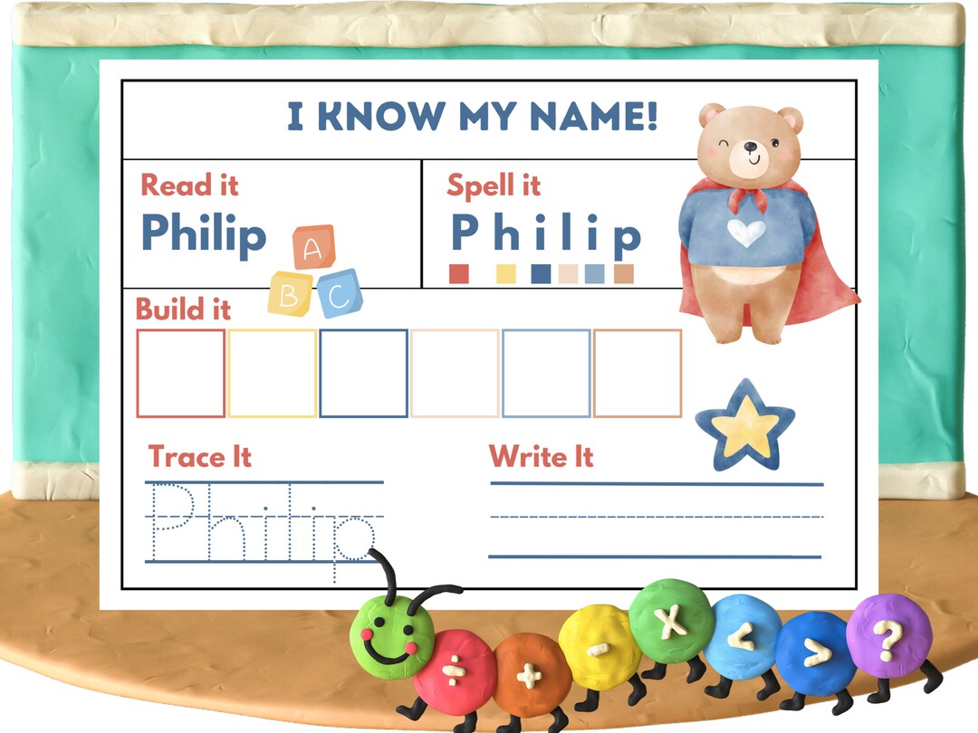 Buy Personalized Dry Erase Name Tracing Mats. Pre-k, Preschool, Toddler ...