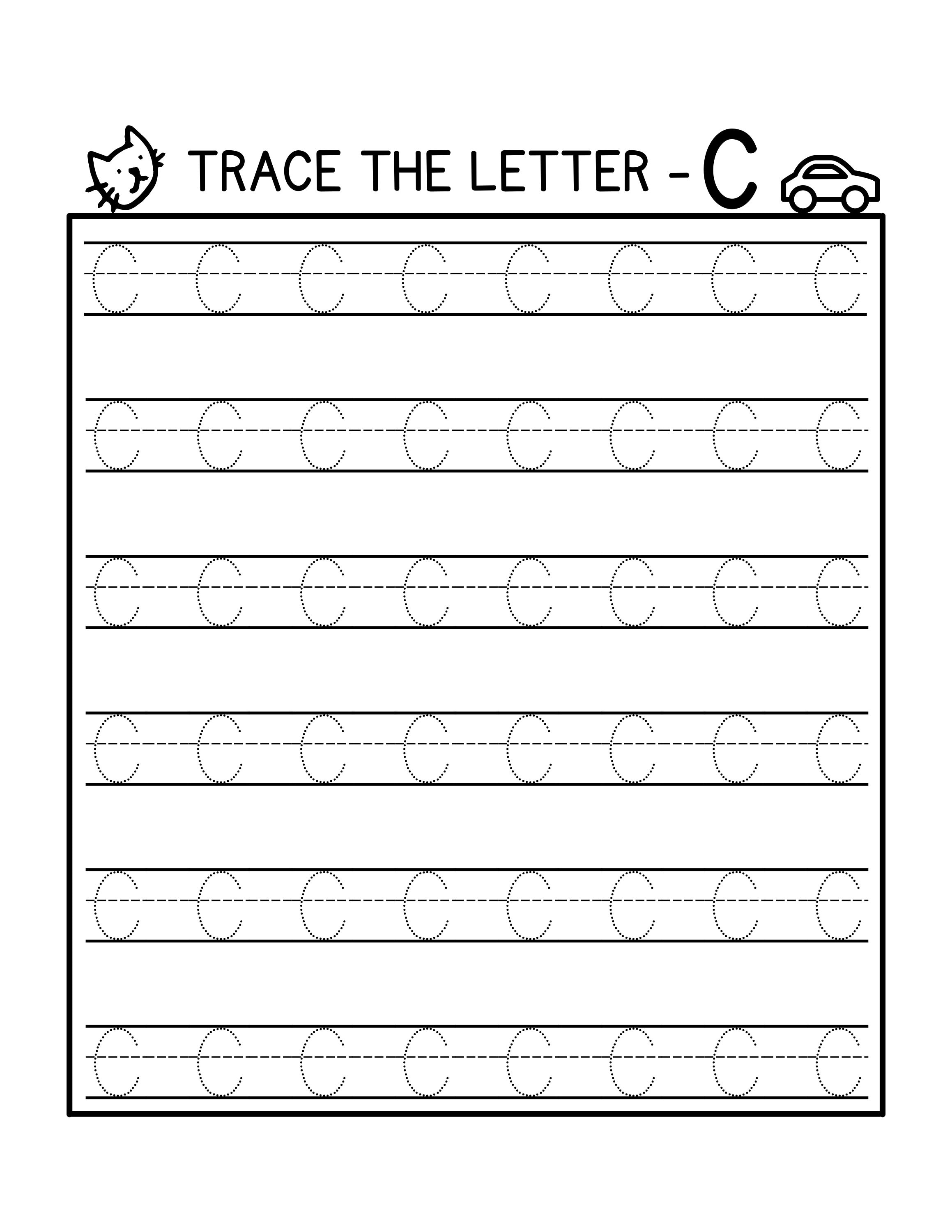 Alphabet Tracing Worksheets, Uppercase Letters Lowercase Letters ...