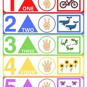 Busy Book Worksheets Learn Numbers 1 to 10, Preschool Worksheets ...