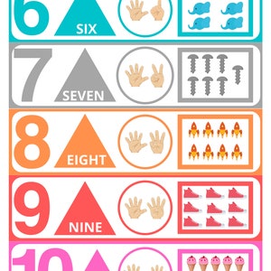 Busy Book Worksheets Learn Numbers 1 to 10, Preschool Worksheets ...