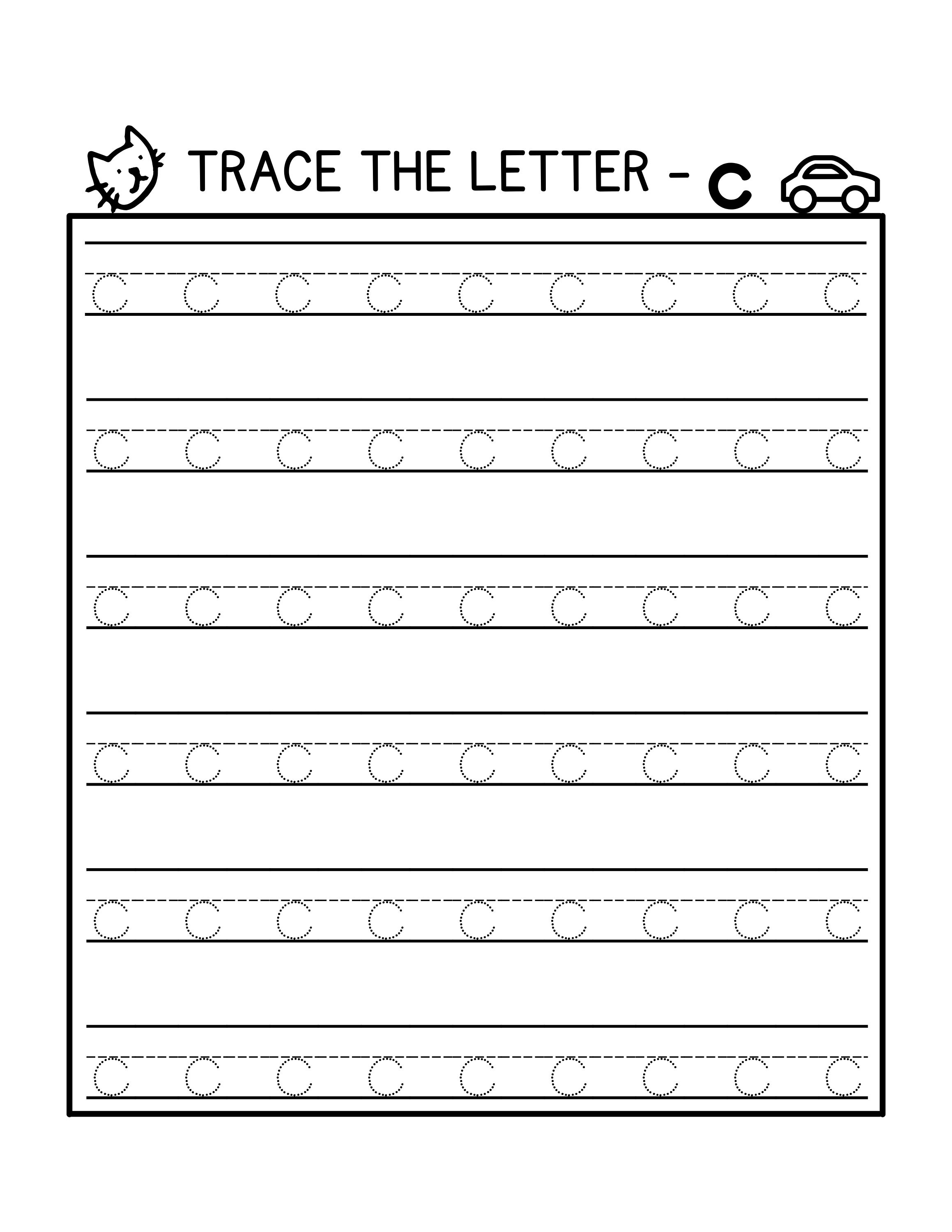 Alphabet Tracing Worksheets, Uppercase Letters Lowercase Letters ...