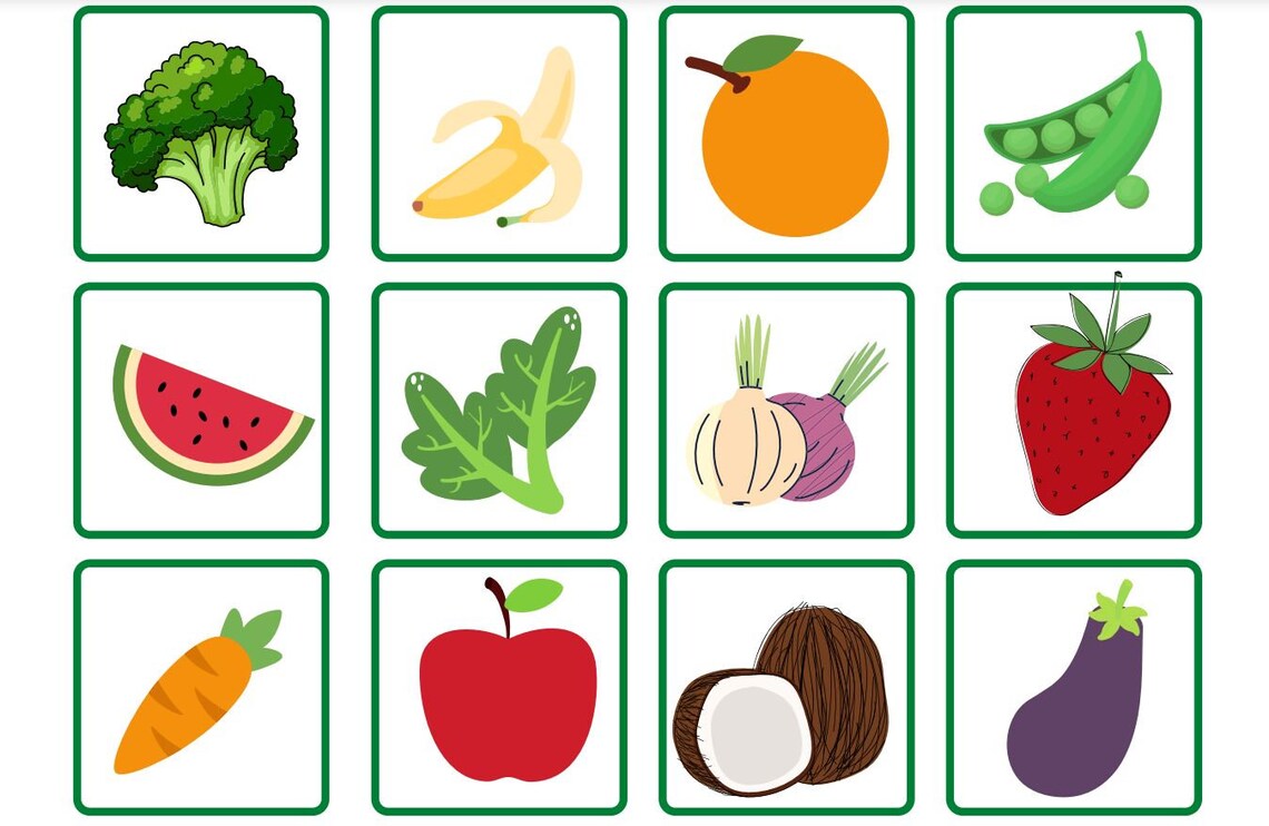 Fruit Vegetable Sorting Game, Preschool Sorting Activities ...