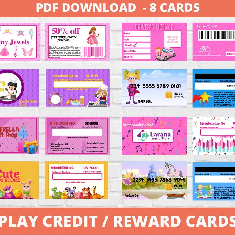 Fake Credit Cards - Etsy