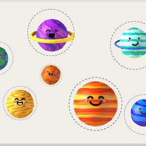 Solar System Busy Book Pages, Outer Space Planet Home School Printable ...