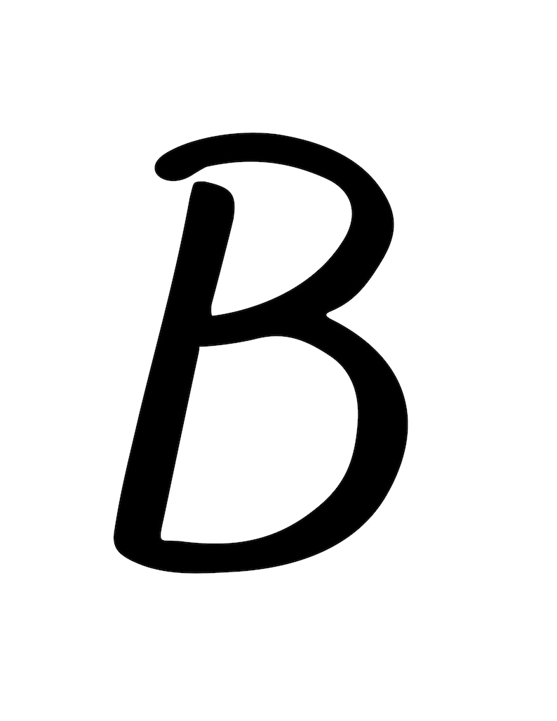 ABC Alphabet Uppercase Letters Homeschool Preschool Digital Download ...