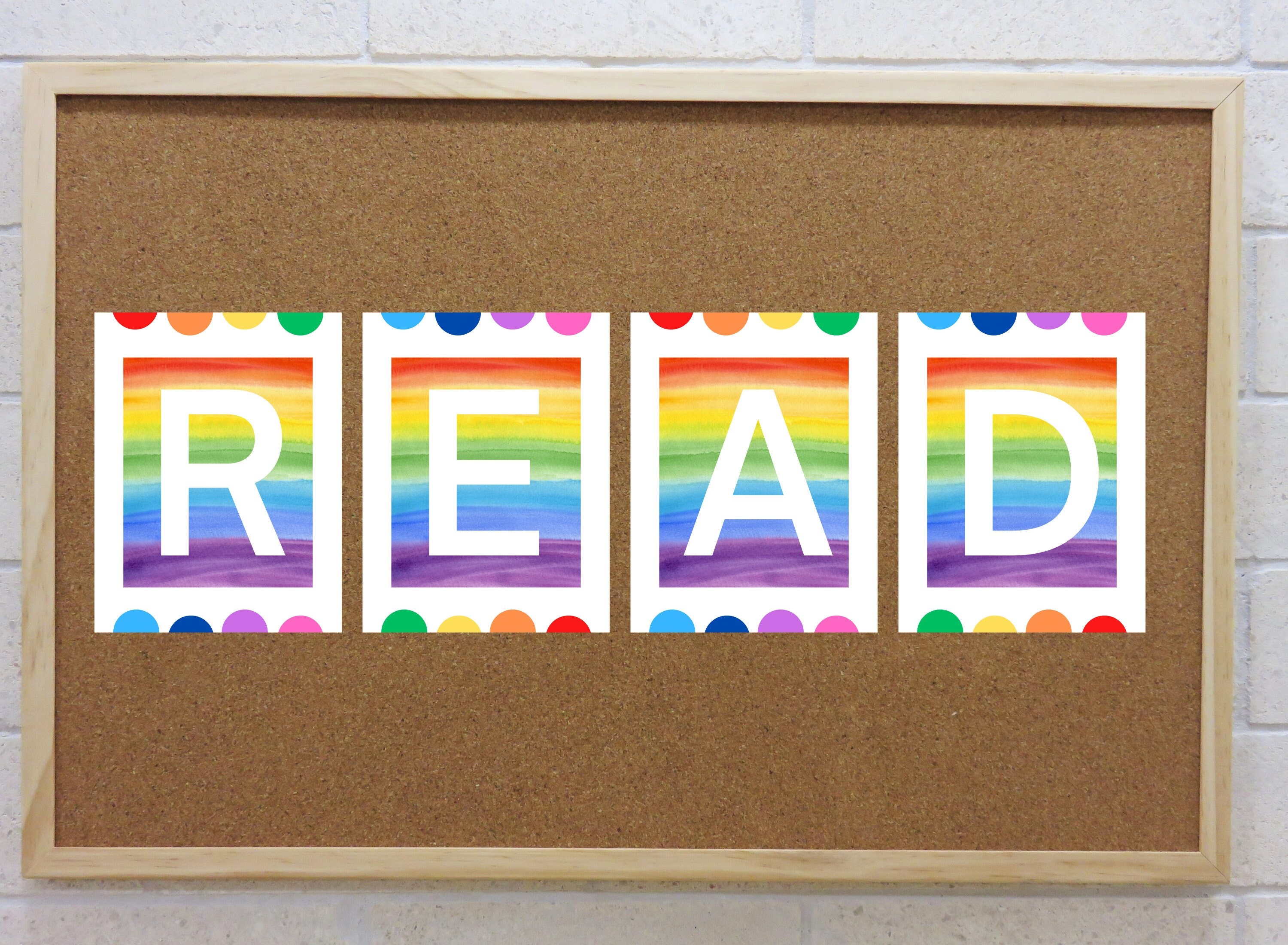 Colorful Reading Posters for Classroom or Elementary School, Reading ...