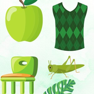 Color Flashcards, Kindergarten Preschool Printable Flashcards for ...