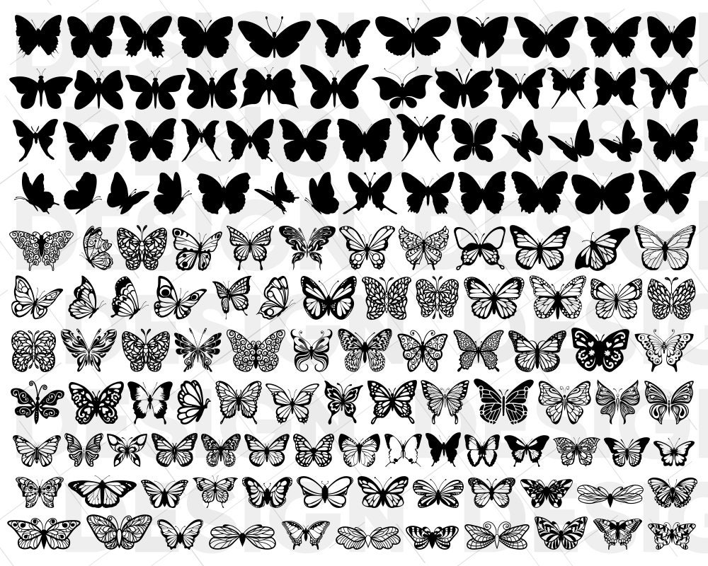 280 BUTTERFLY SVG BUNDLE Butterfly Graphic Svg Butterfly | Etsy
