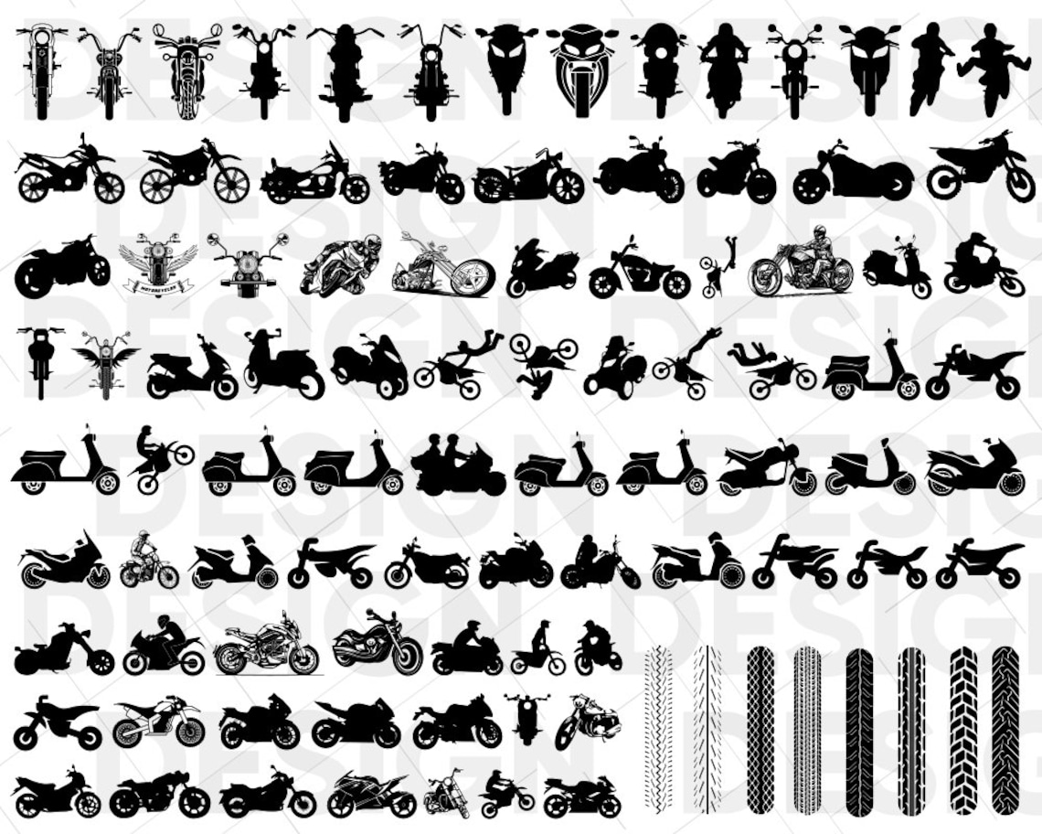 100 MOTORCYCLE SVG BUNDLE Motorcycle Png Biker Svg Harley - Etsy