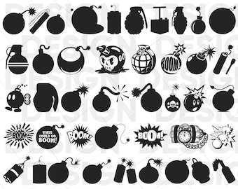 Cartoon Boom comic Book Explosion. Cut Files for Cricut. - Etsy