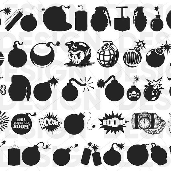 Bomb Svg - Etsy