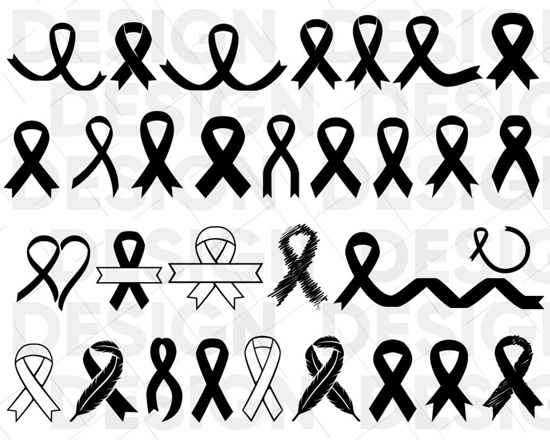 30+ RIBBON SVG BUNDLE, Assorted Awareness Ribbon Svg, Tie Svg Bundle ...