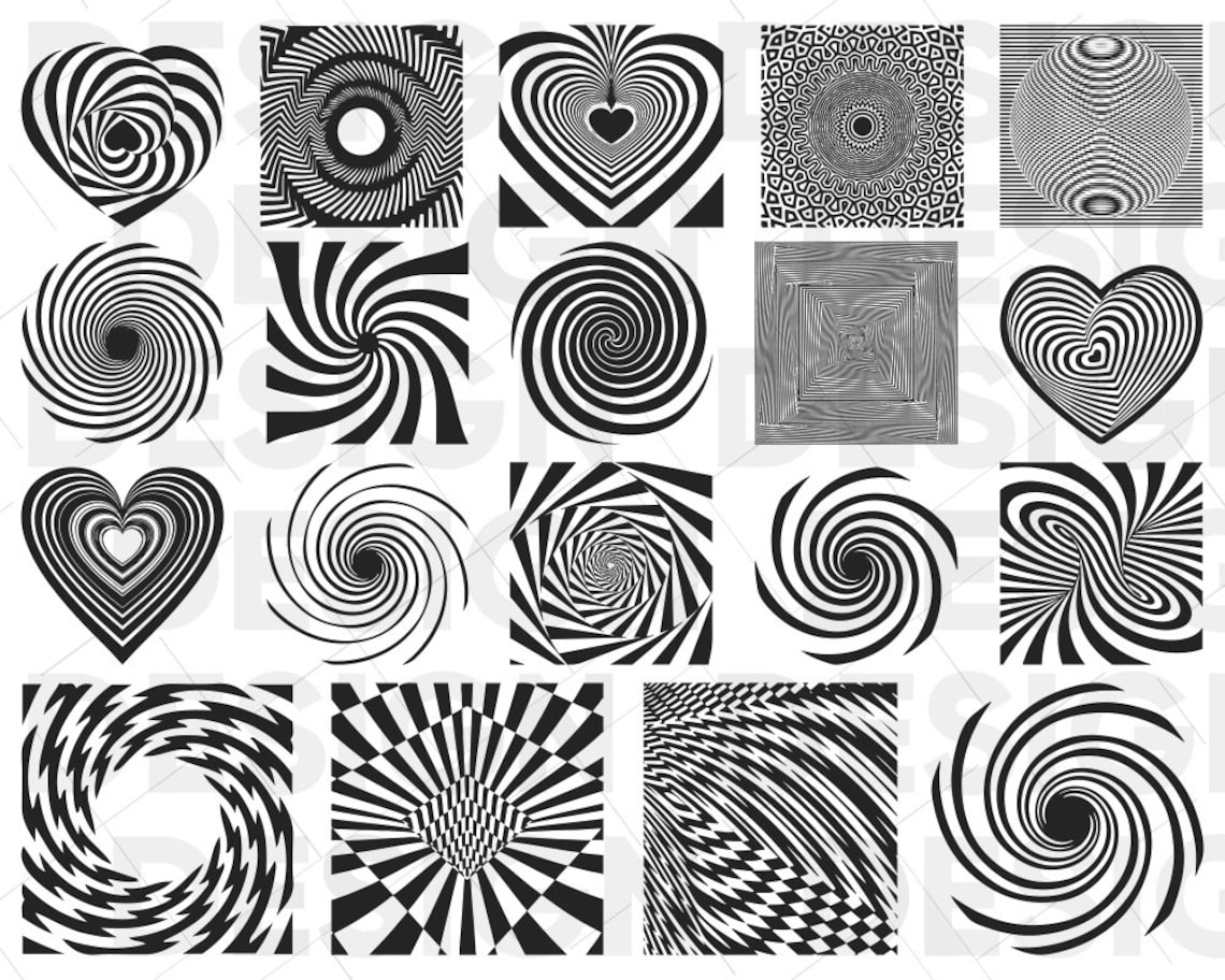 18 HYPNOSIS SPIRAL SVG Bundle Hypnosis Spiral Png Hypnosis - Etsy