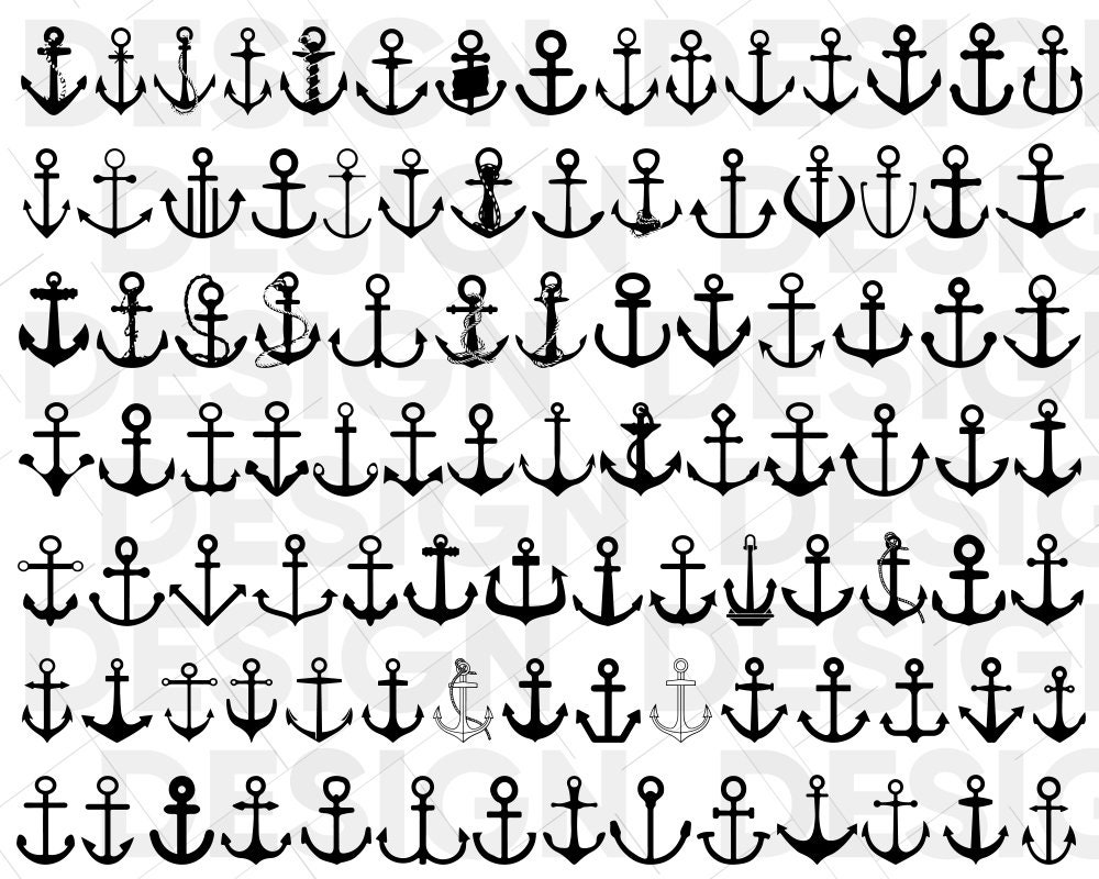 100+ ANKER SVG BUNDLE, Anker Grafik svg, Anker Clipart, Anker ...
