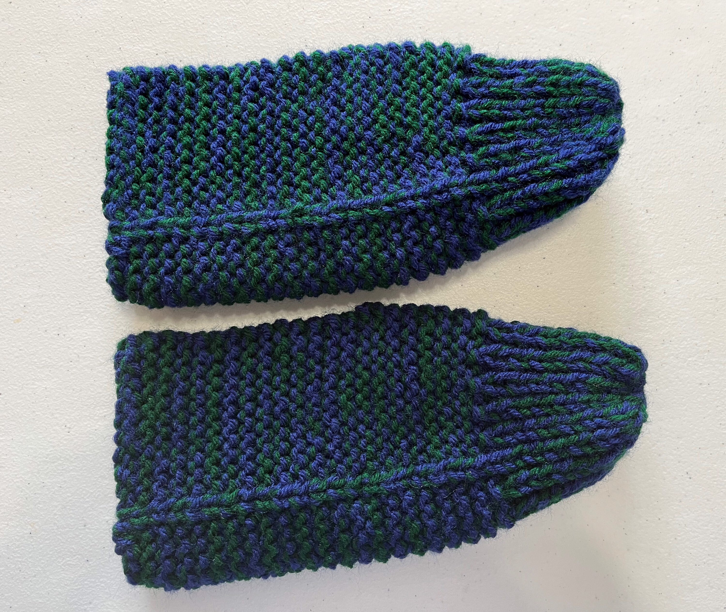 Hand Knit Slippers - Etsy
