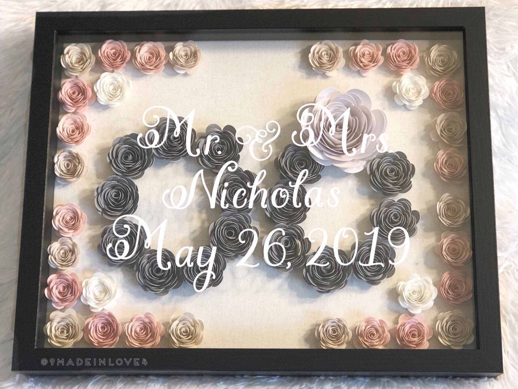 Wedding Ring Shadow Box 11x14in | Etsy