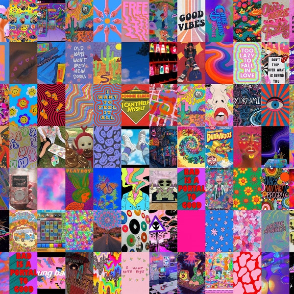 Indie Wall Collage - Etsy