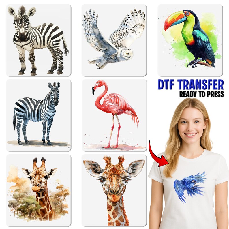 Cute Oceanic Turtle Watercolor DTF Iron-on Transfer T-shirt for Beach ...