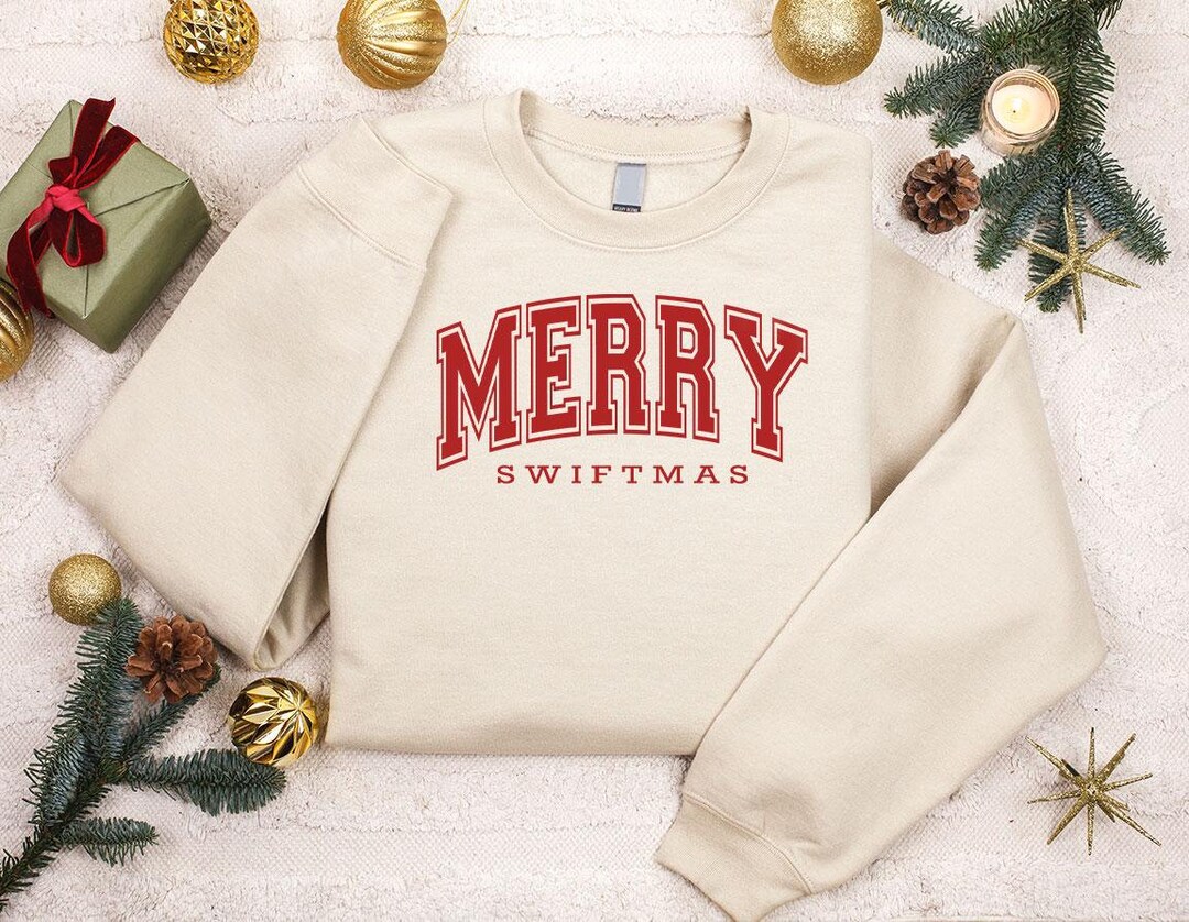 Merry Swiftmas Sweatshirt, Merry Swiftmas Longsleeve, Christmas ...