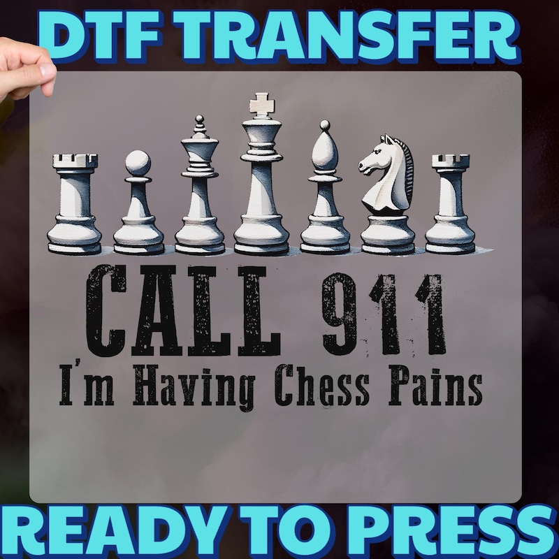 Chess Piece Iron on Decals - Etsy Canada