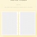 Lined, Grid, Dotted Paper Printable Pages for Note Taking A5 Basic ...