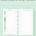 Reading Log & Yearly Reading Tracker Printable Template Personal Size ...
