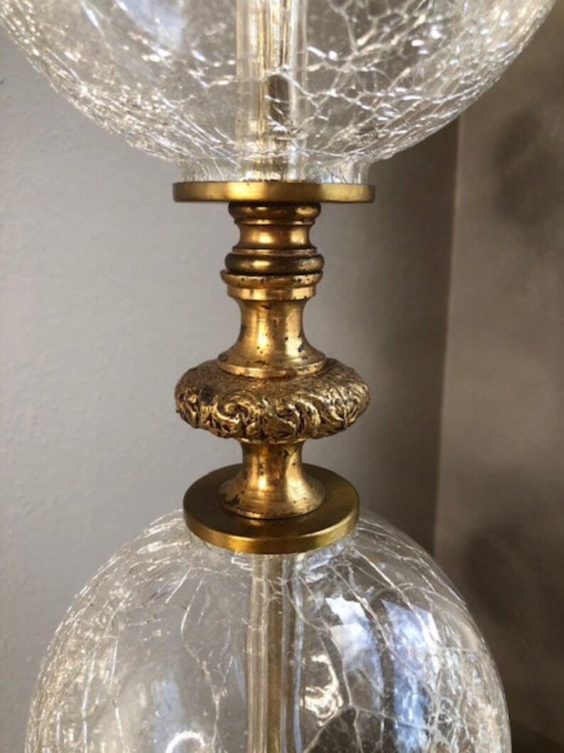 Antique Italian Hand Blown Glass Lamp | Etsy