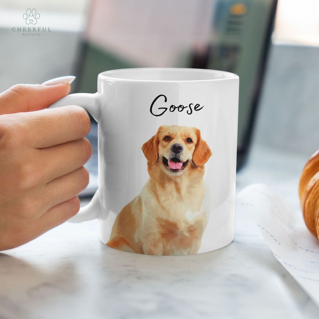 Personalized Custom Pet Mug With Photo and Name Custom Dog Mug Unique ...