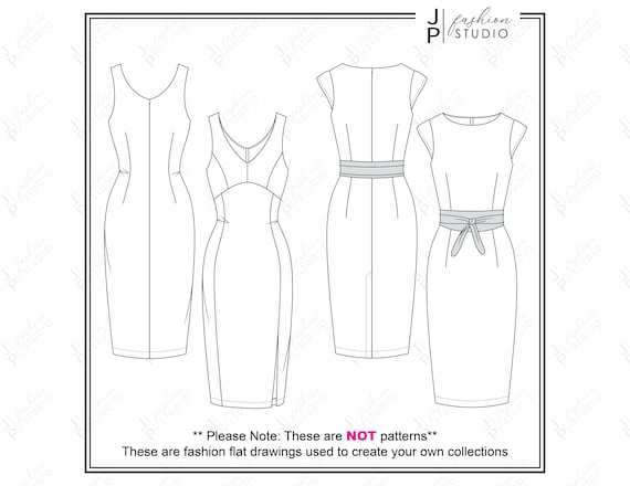 Dibujos De Vestidos De Moda 14,570,590 Ilustraciones De Stock De