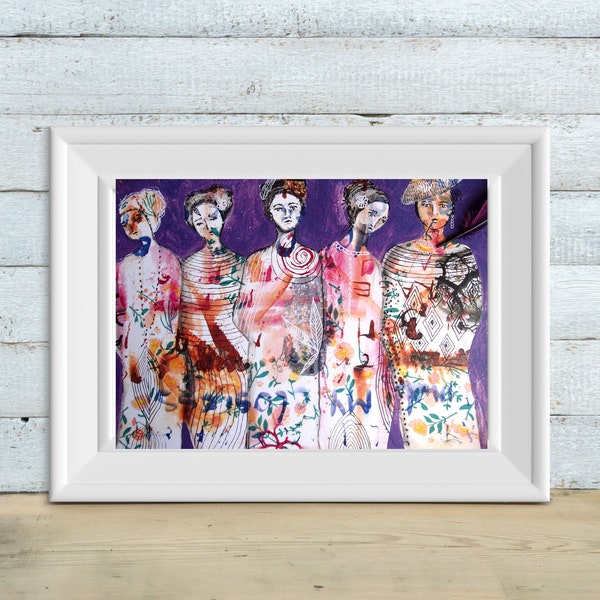 Five Sisters Art - Etsy