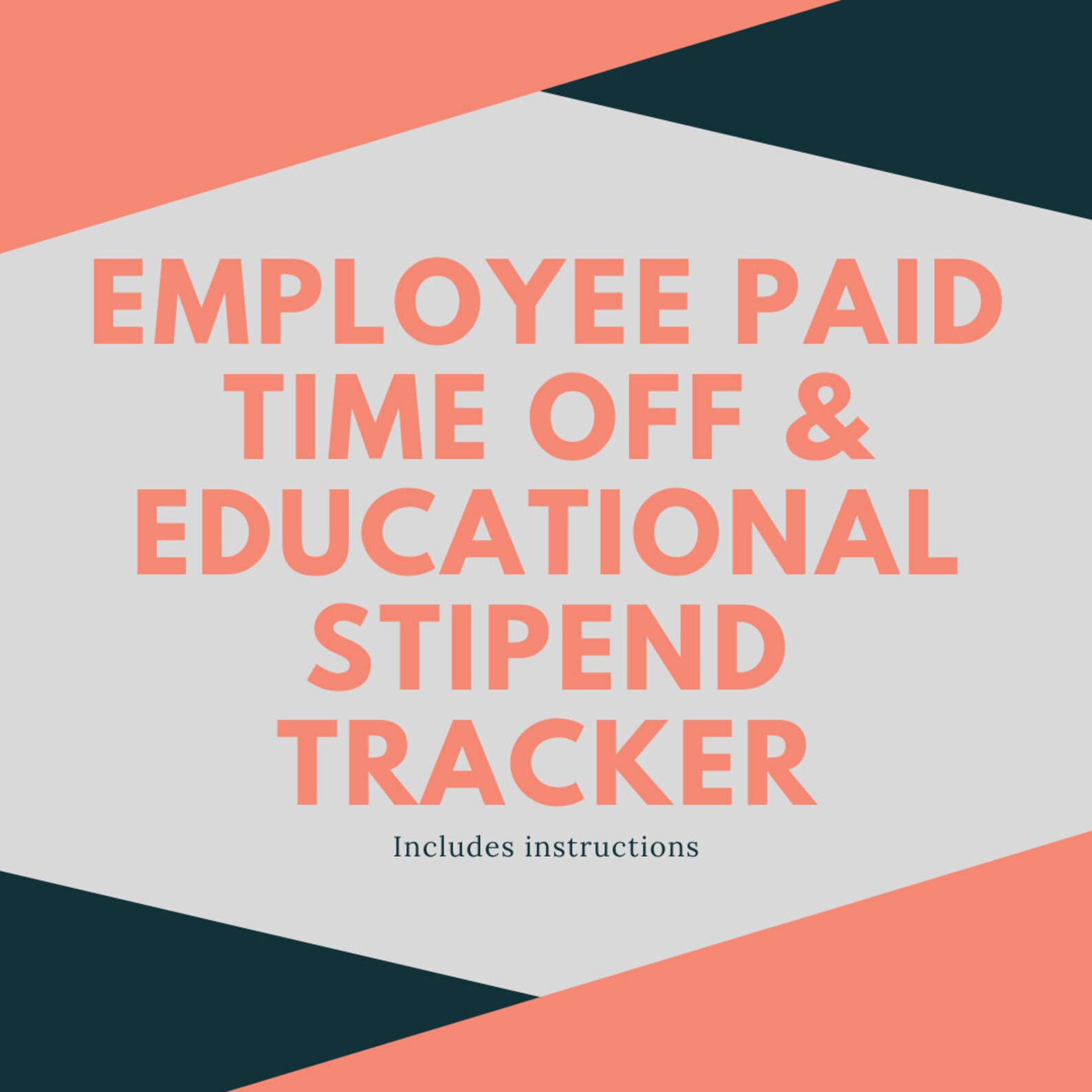 Fully Customizeable Nonprofit Employee Paid Time off and Educational Stipend Tracker Template - Etsy