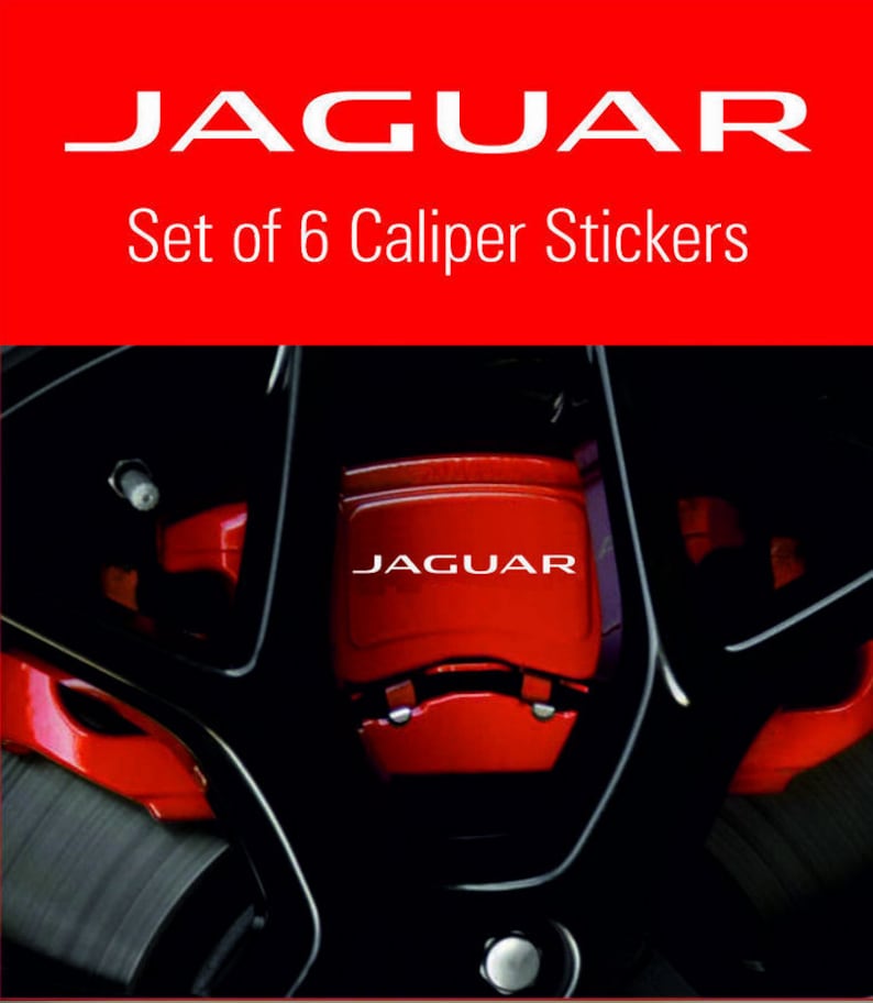 Jaguar Brake Caliper Decals Sticker High Temp NEW 2020 LOGO | Etsy UK