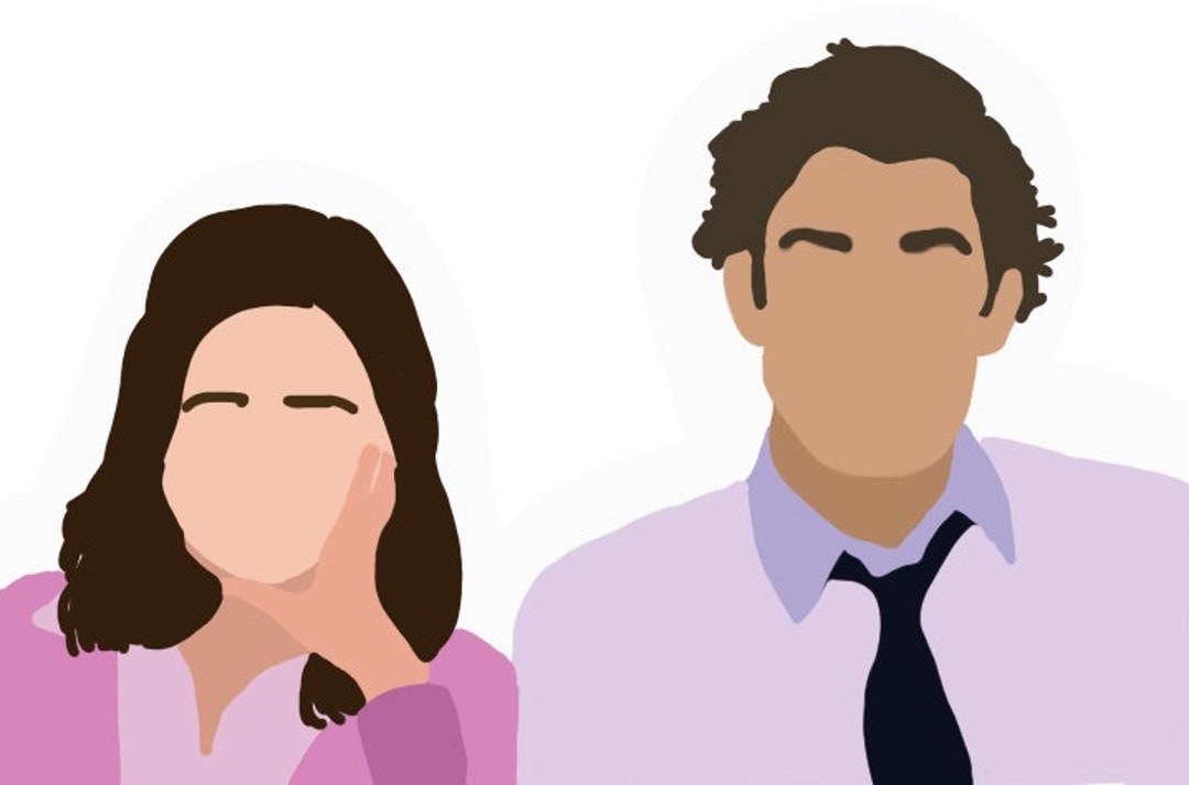 Jim and Pam - Etsy