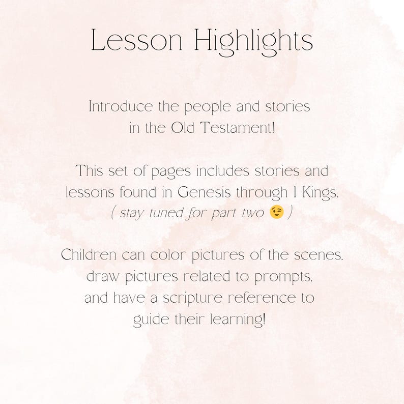 Old Testament Coloring Pages, Kids Religious Activity (PDF Download) - Etsy