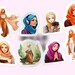 Islamic Hijabi Sticker Set, Trendy Muslimah Decals, Modest Fashion ...