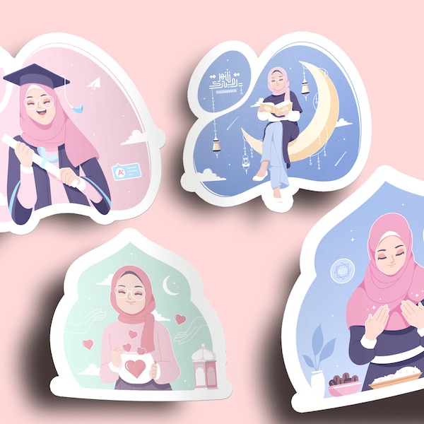 Islamic Stickers Printable - Etsy
