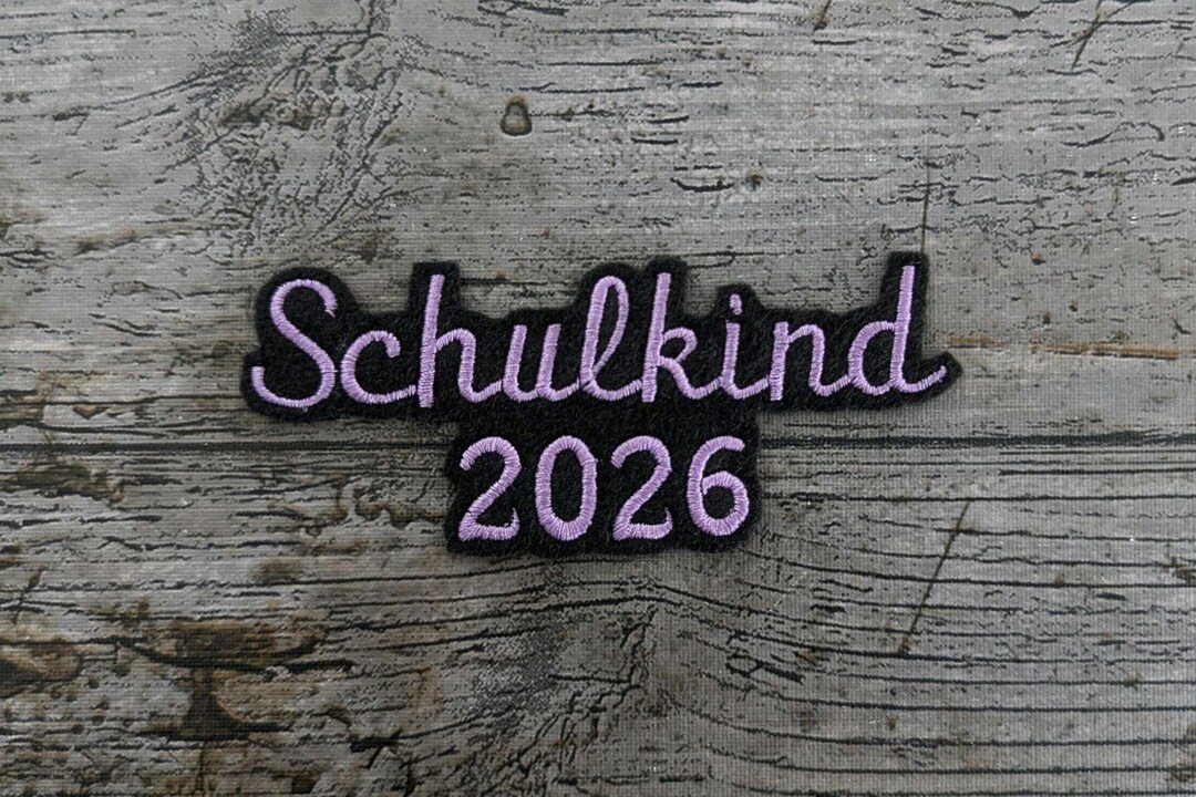 Font No. 26 Schoolchild 2026 Patch, Iron-on, Embroidered - Etsy