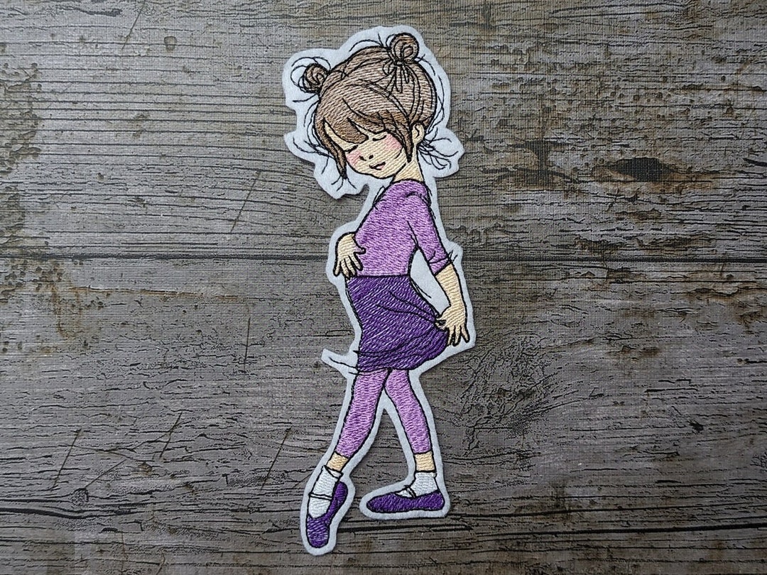 Ballerina, Dancer Patch, Appliqué - Etsy