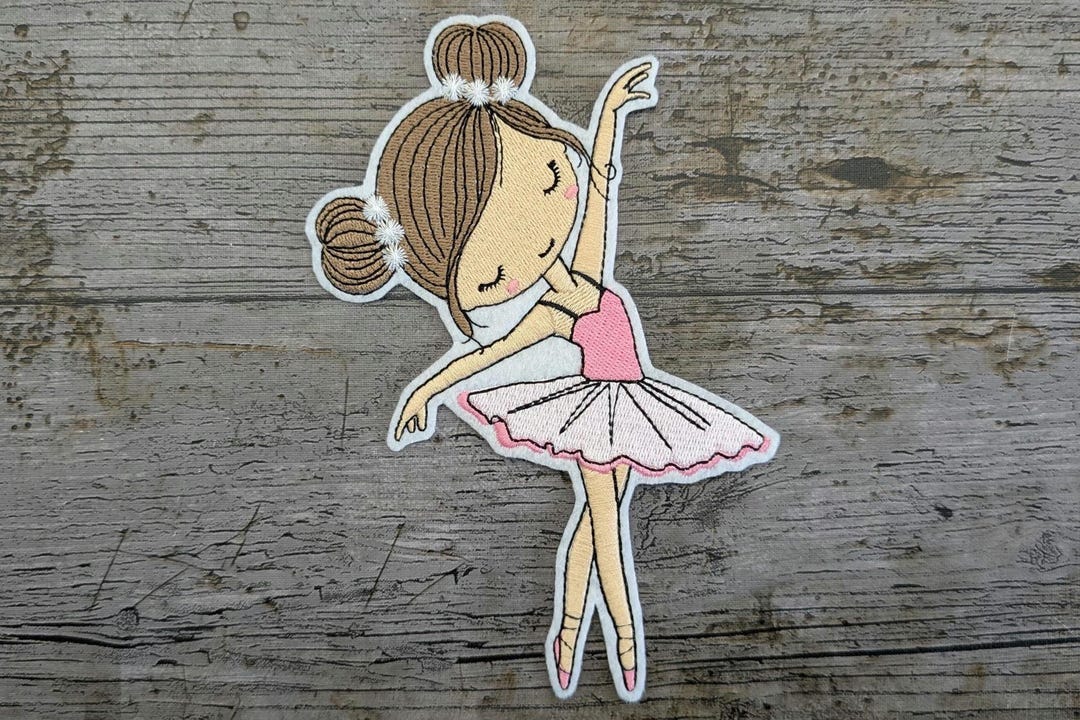 Ballerina, Dancer Patch, Appliqué - Etsy