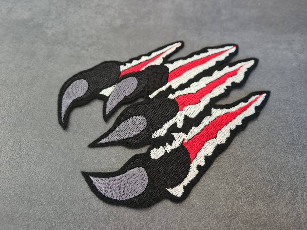 Claws, Scratch Marks, Panther, Wound, Appliqué, Patch - Etsy UK