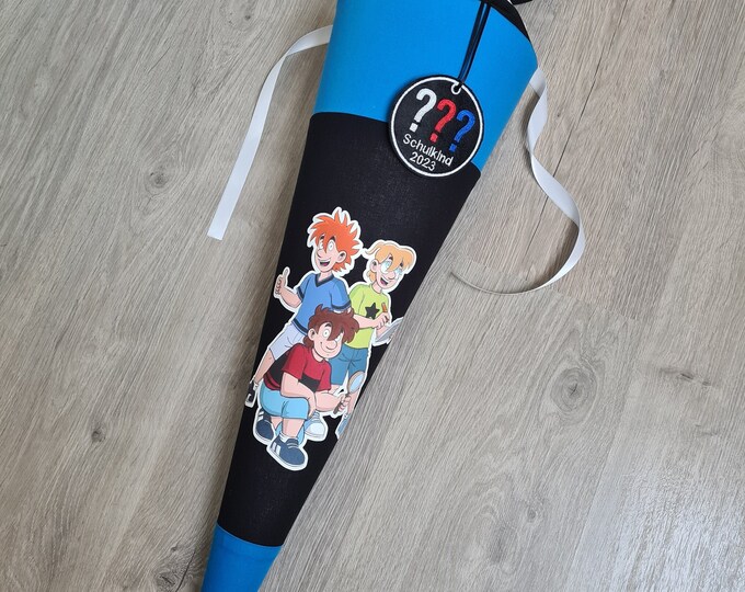 Drei Fragezeichen Schultüte Zuckertüte 70cm Stoff Name - Etsy.de