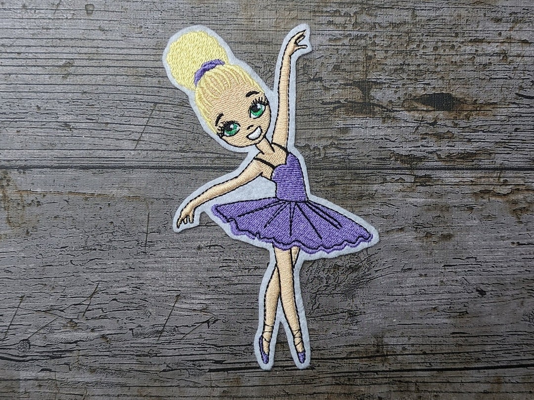 Ballerina, Dancer Patch, Applique - Etsy